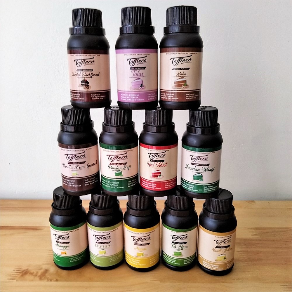 Jual pekanbaru / Toffieco Pasta Perisa & Pewarna Berbagai Rasa 100gr ...