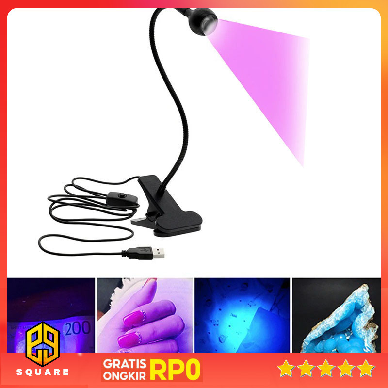 Jual Cmaos Lampu UV LED Desk Lamp Ultraviolet Nail Dryer or Cash Detector - CM1 Original 99 ...