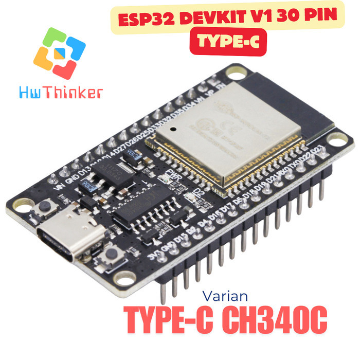 Jual Mh27 Esp32 Esp 32 Doit Devkit V1 30 Pin Wifibluetooth Ble Dual Core Board Esp32 Ch340c