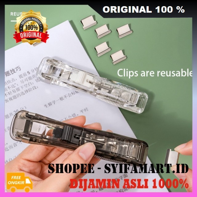 Jual Fastener Clip Alat Klip Kertas Otomatis Klip Binder Kertas 100% ...