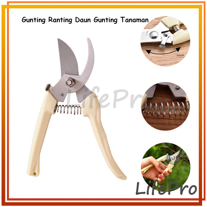 Jual Gunting Dahan Ranting / Gunting Ranting Daun Tanaman Super Tajam ...