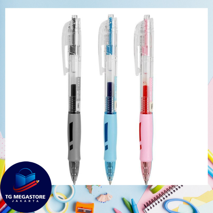 Jual Pulpen Gel Deli Arris 0.5mm - G09 | Shopee Indonesia
