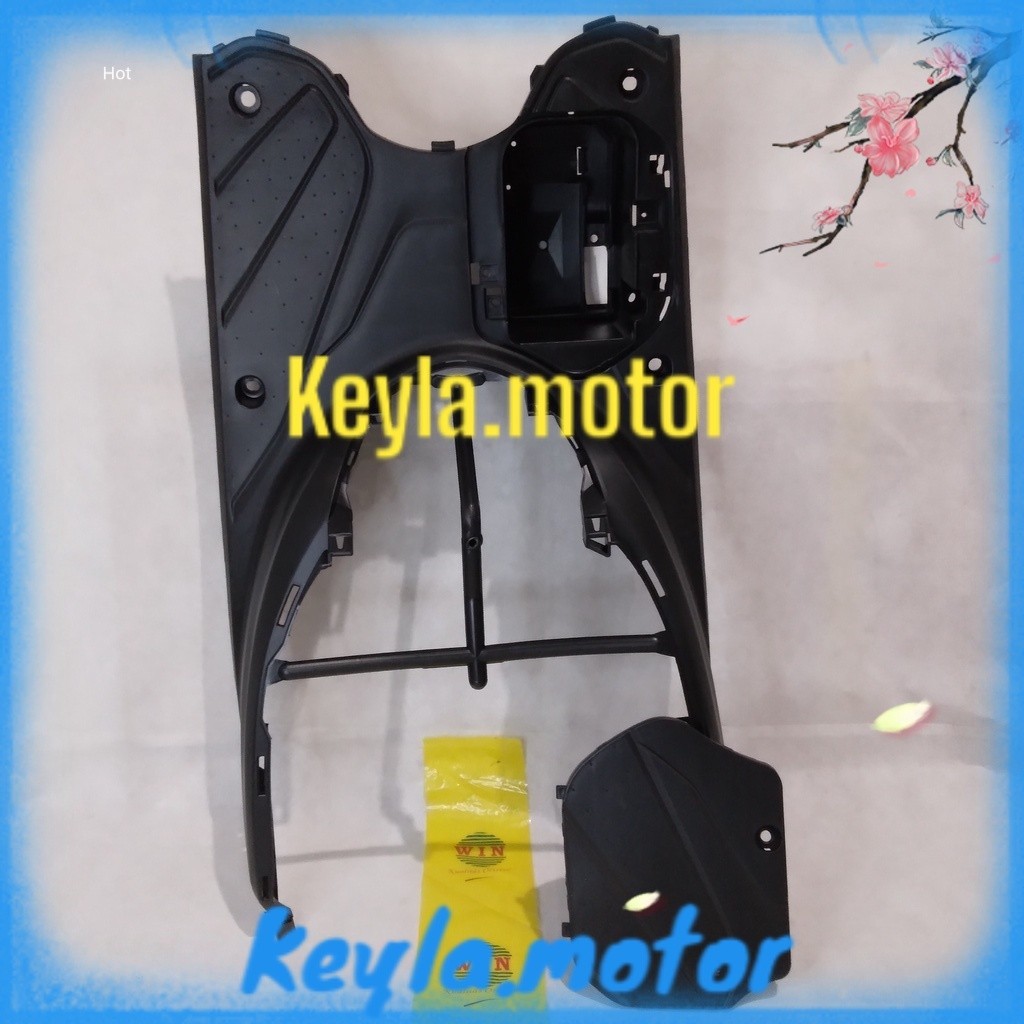 Jual Pijakan Kaki + Tutup Aki Beat Pop 110 2015 2016 2017 2018 | footrest atas WIN | bordes ...