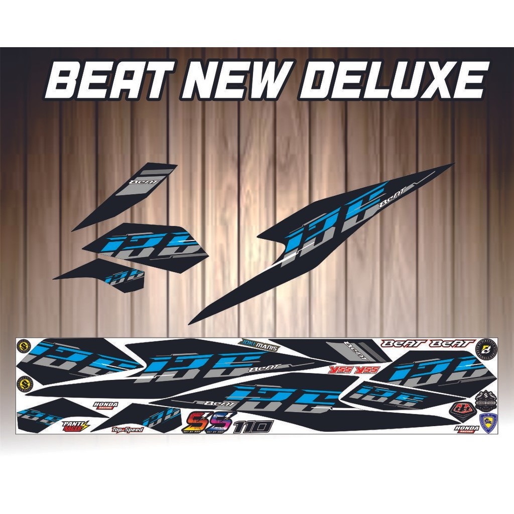 Jual POLET LIS MOTIP Stiker Decal Striping terlaris motor honda beat ...