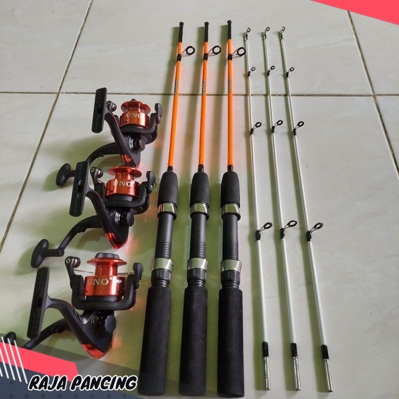 Jual Reel pancing lengkap siap pake -joran pancing - set mancing lengkap | Shopee Indonesia