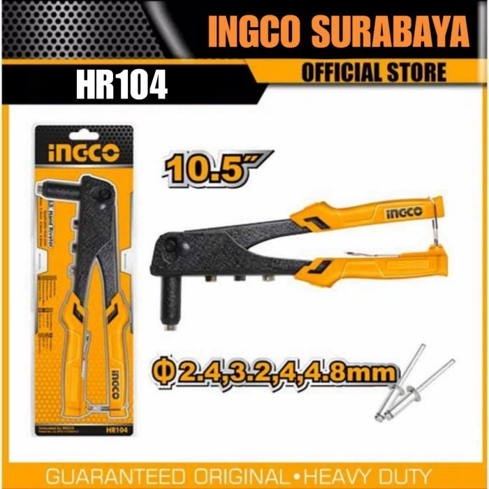 Jual INGCO HR104 TANG RIVET 10 " TANGAN MANUAL HAND RIVETER 10" 10 Inch ...