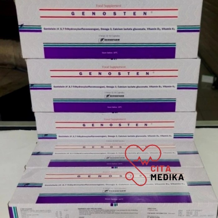 Jual original- GENOSTEN BOX 30 KAPSUL -promo | Shopee Indonesia