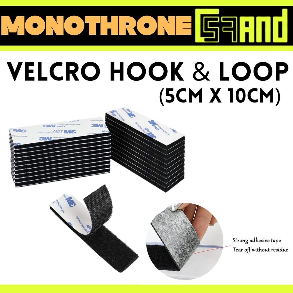 Jual Velcro Hook Loop 3M Velcro Pedal Efek Effect Gitar Double Tape ...