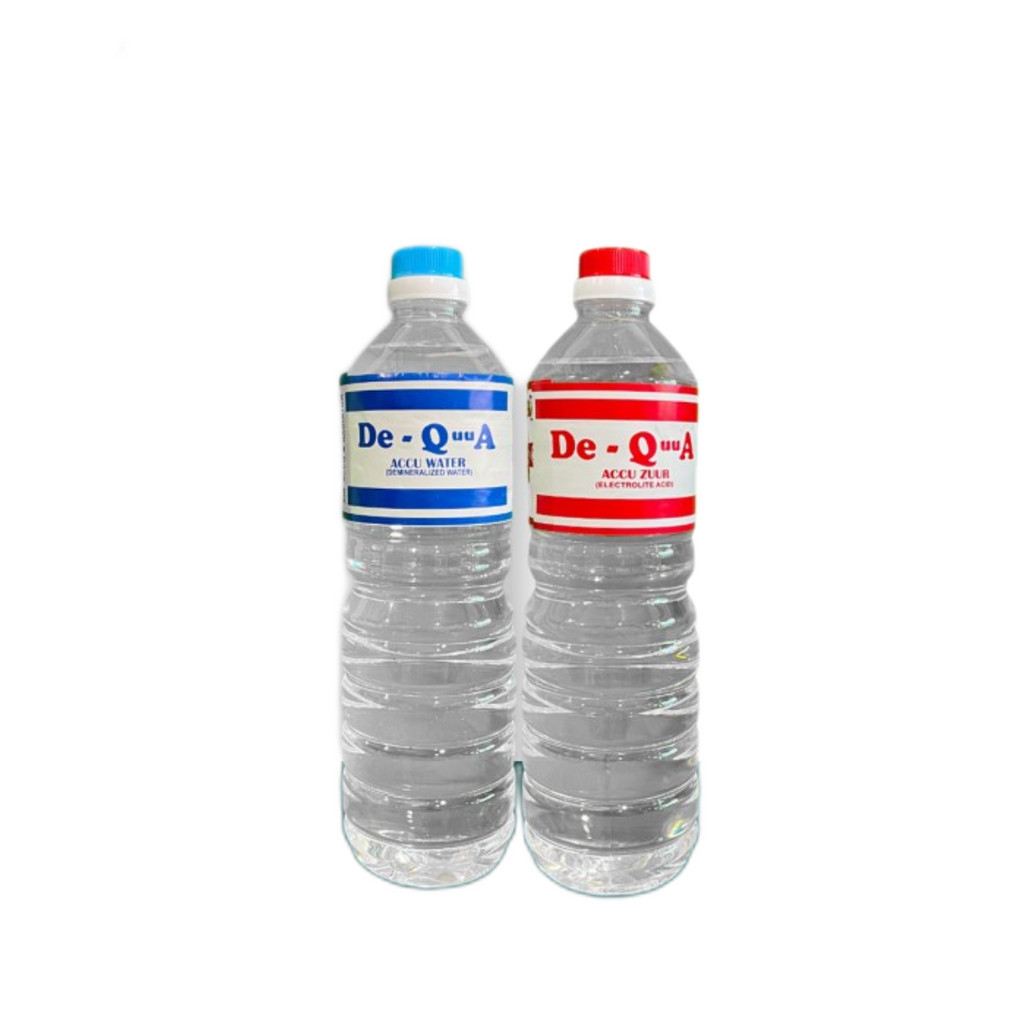 Jual Air Accu Biru Tambah Merah Zuur 1L 1Liter Air Aki | Shopee Indonesia
