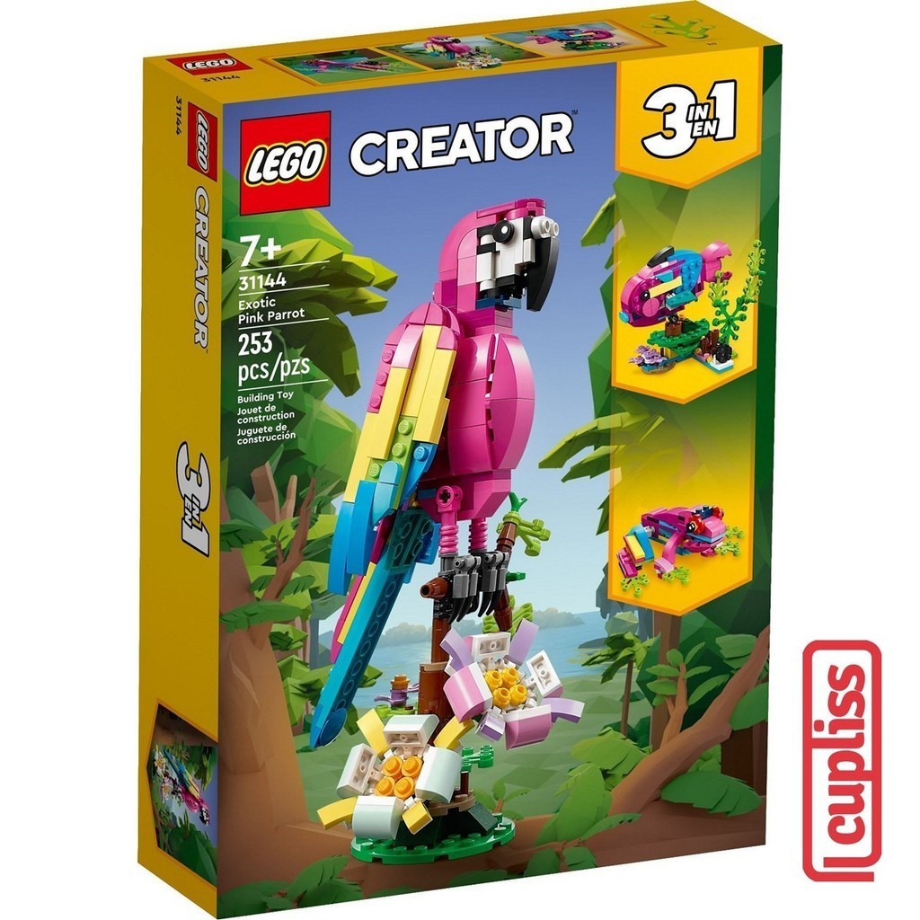 Jual LEGO Creator 31144 Exotic Pink Parrot | Shopee Indonesia