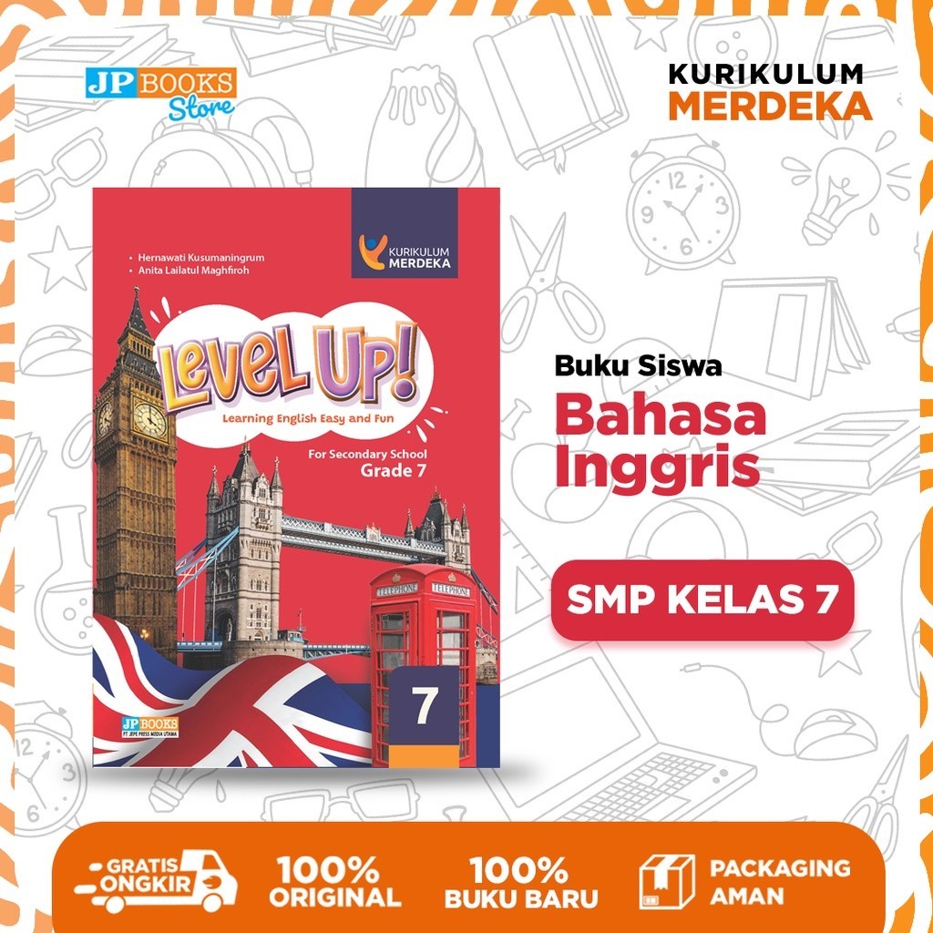Jual JP Books – Buku Teks Siswa Pendamping Kurmer Sekolah Bahasa Inggris SMP Kelas 7 - Kurikulum ...