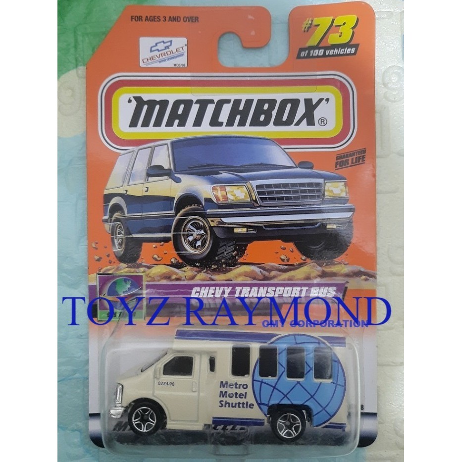 Jual Matchbox Chevy Transport Bus krem metro motel shuttle mulus ...