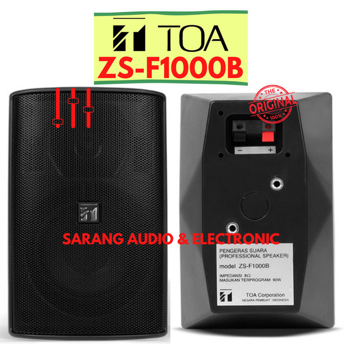 Jual SPEAKER TOA ZS F 1000 B TOA ZSF1000B ORIGINAL GARANSI RESMI ZS-F1000B | Shopee Indonesia