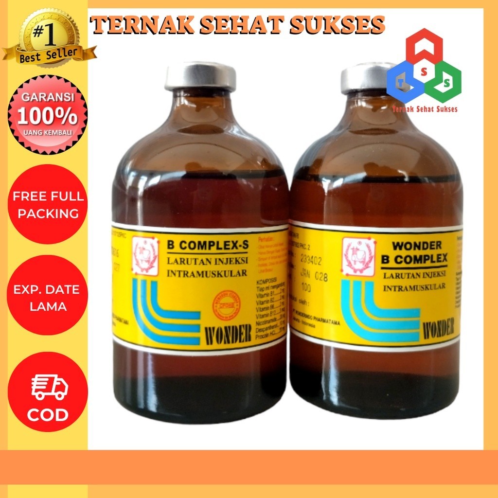 Jual B COMPLEX S SUPER WONDER 100 ml - Vitamin B Kompleks Hewan Anjing ...