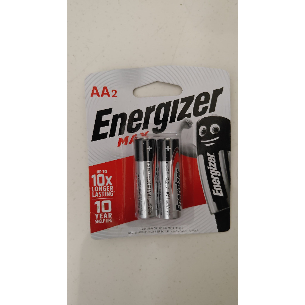 Jual Baterai Energizer AA isi 2 Battery Energizer Max AA Bp2 isi 2 - MS ...
