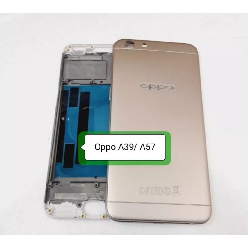 Jual Cessing kesing Hausing Fullset Frame Lcd Oppo A39/ A57 Backdor dan ...