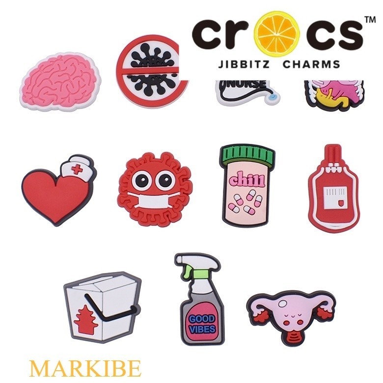 Jual Crocs Jibbitz 060 Pin Sandal Organ Tubuh Lucu Cewek Perempuan ...