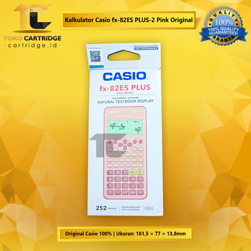 Jual Casio Calculator fx-82ES PLUS 12 Digit Calculator Scientific ...
