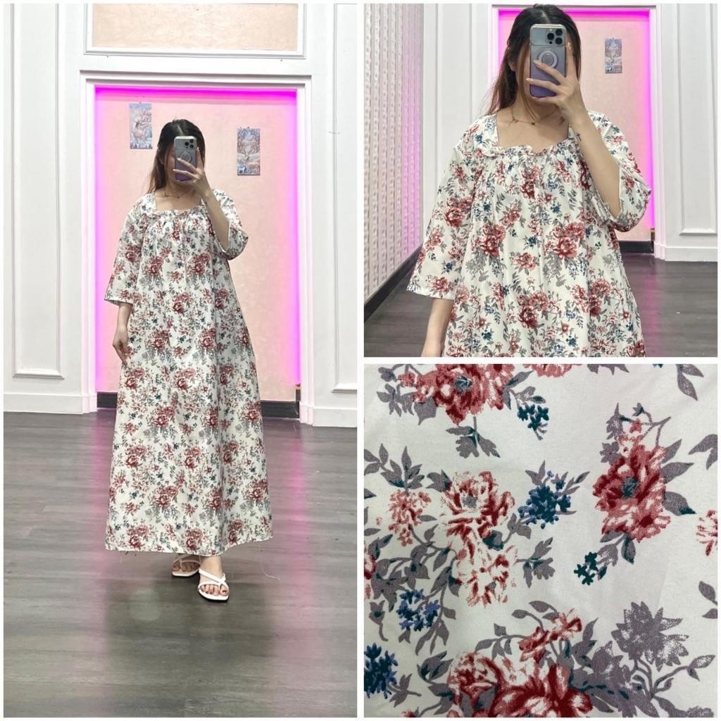 Jual BHO - ZRD OOTD WANITA FIFI / DASTER PAULA MOTIF / Outfit Wanita Kekinian / Pakaian Wanita ...