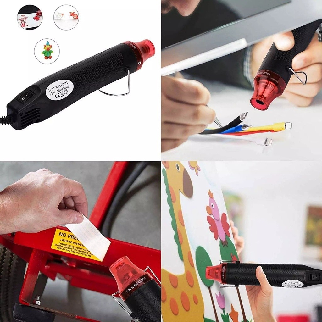 Jual Alat Heat Gun Multifungsi Pemanas Mini Hot Gun Low Watt 300W ...
