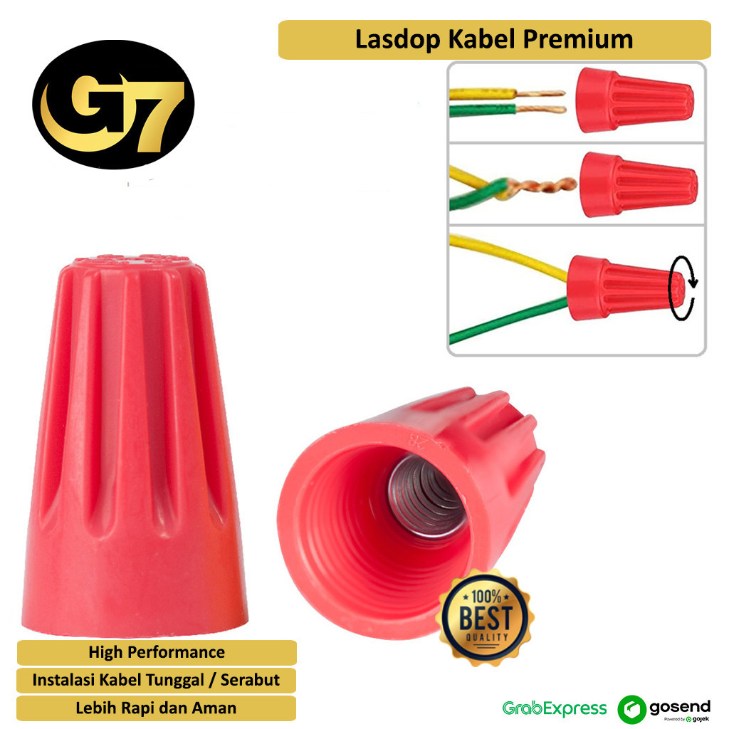 Jual Lasdop Kabel Listrik 4mm Penutup Sambungan Kabel Pelindung Ujung ...