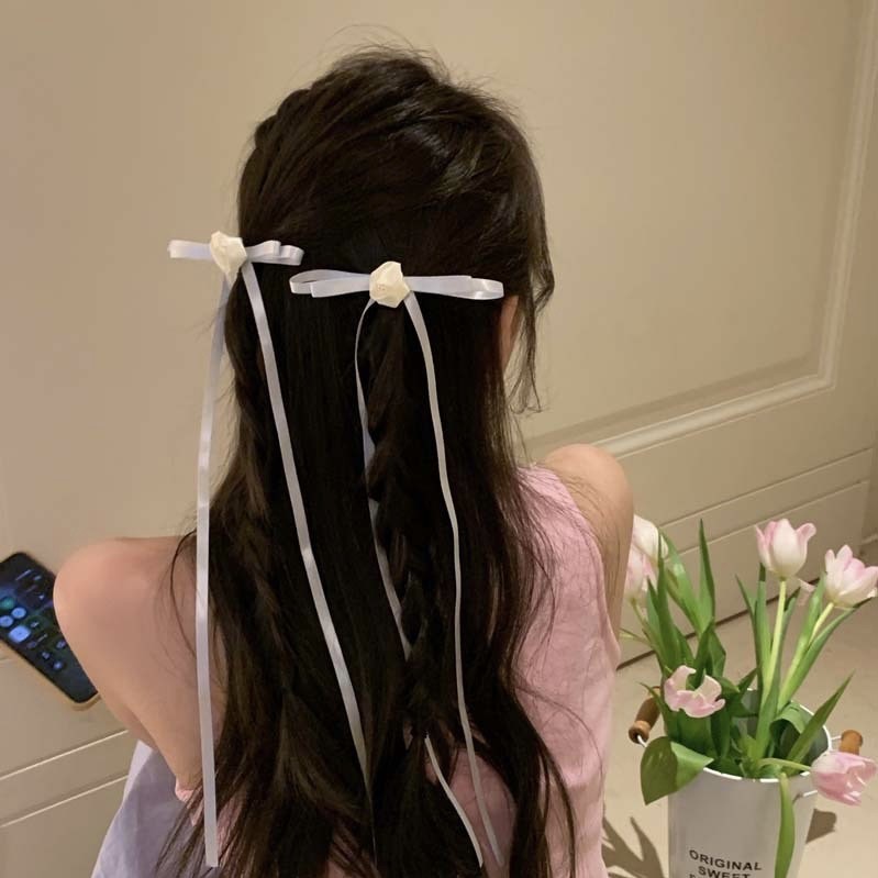 Jual Town Shell - Minori Sweet Ribbon Hair Claw Clip / Jeoit Rambut ...
