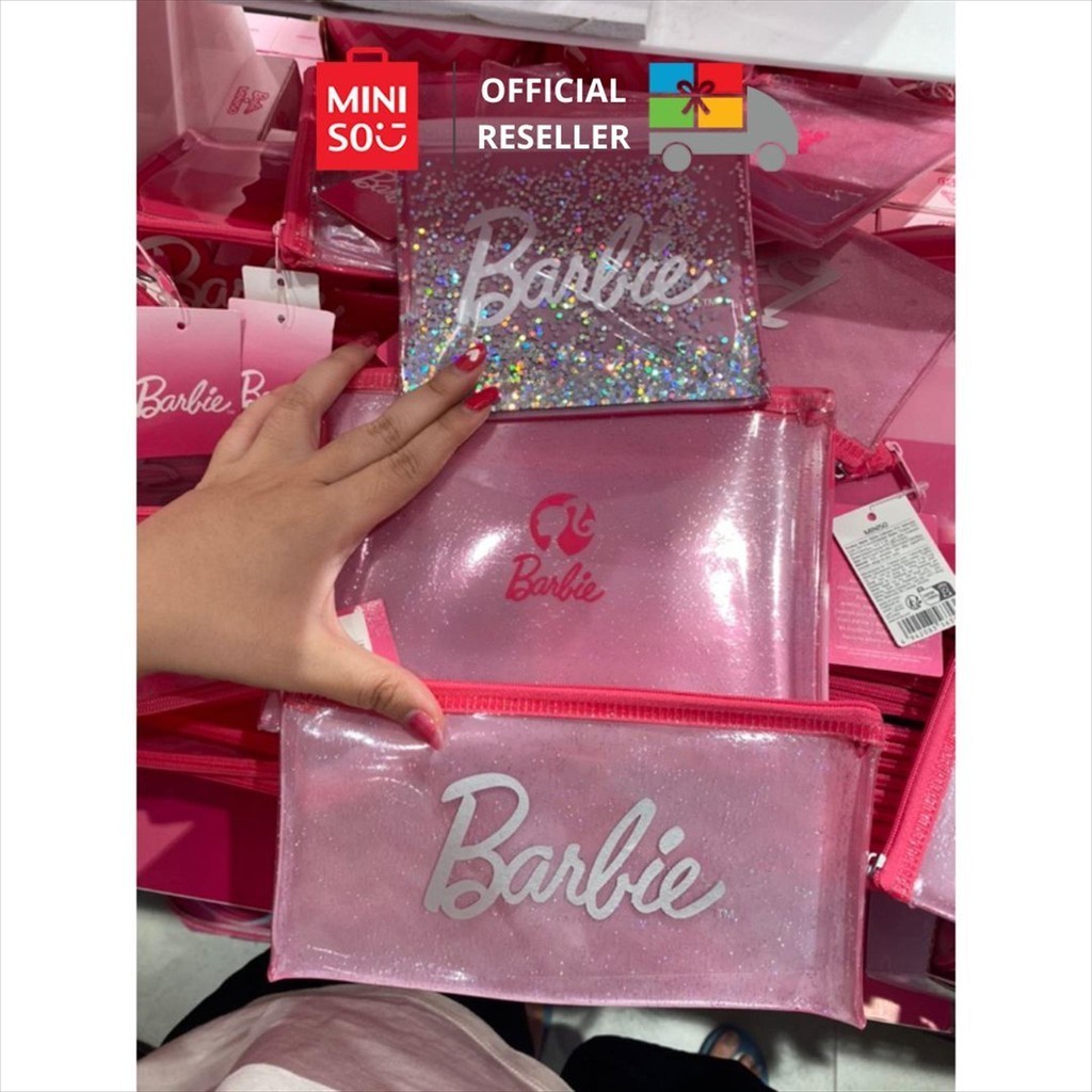 Jual Miniso x Barbie pouch PVC zipper | Shopee Indonesia