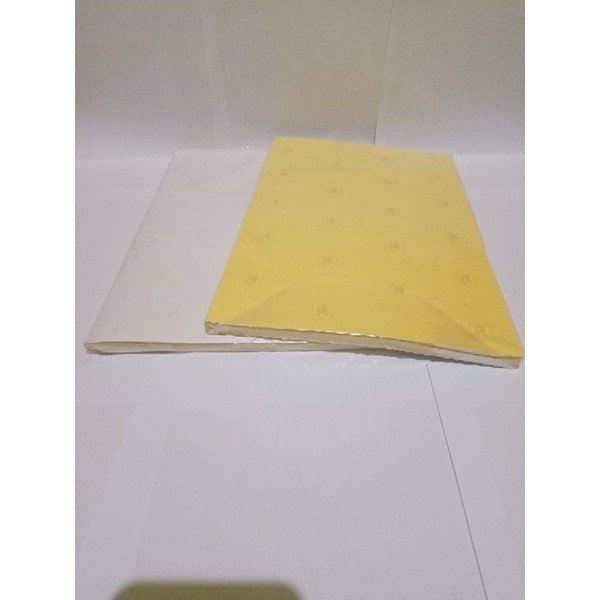 Jual SATU PACK ( 50 LEMBAR ) Kertas Sticker Folio Camel Kertas Stiker ...
