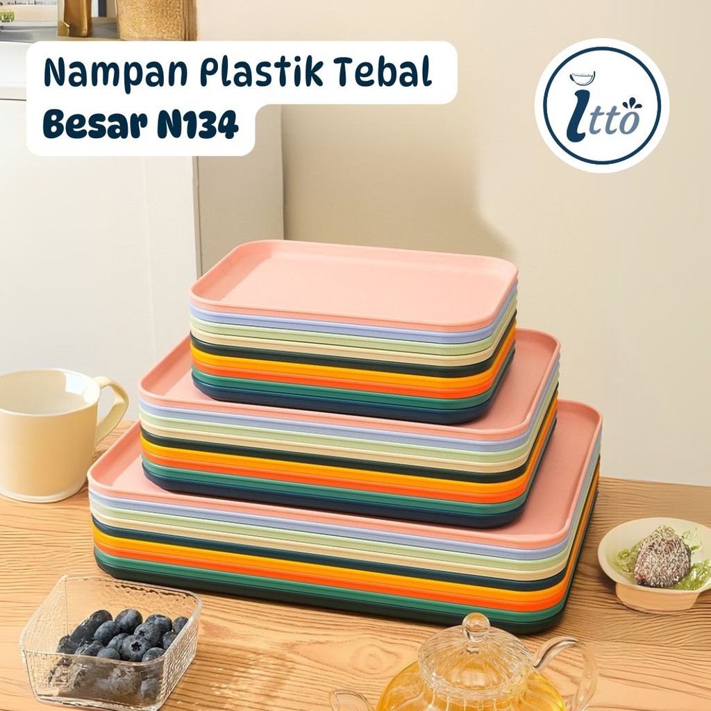 Jual Nampan Plastik Tebal Besar N134 Tray Board Serbaguna | Shopee ...