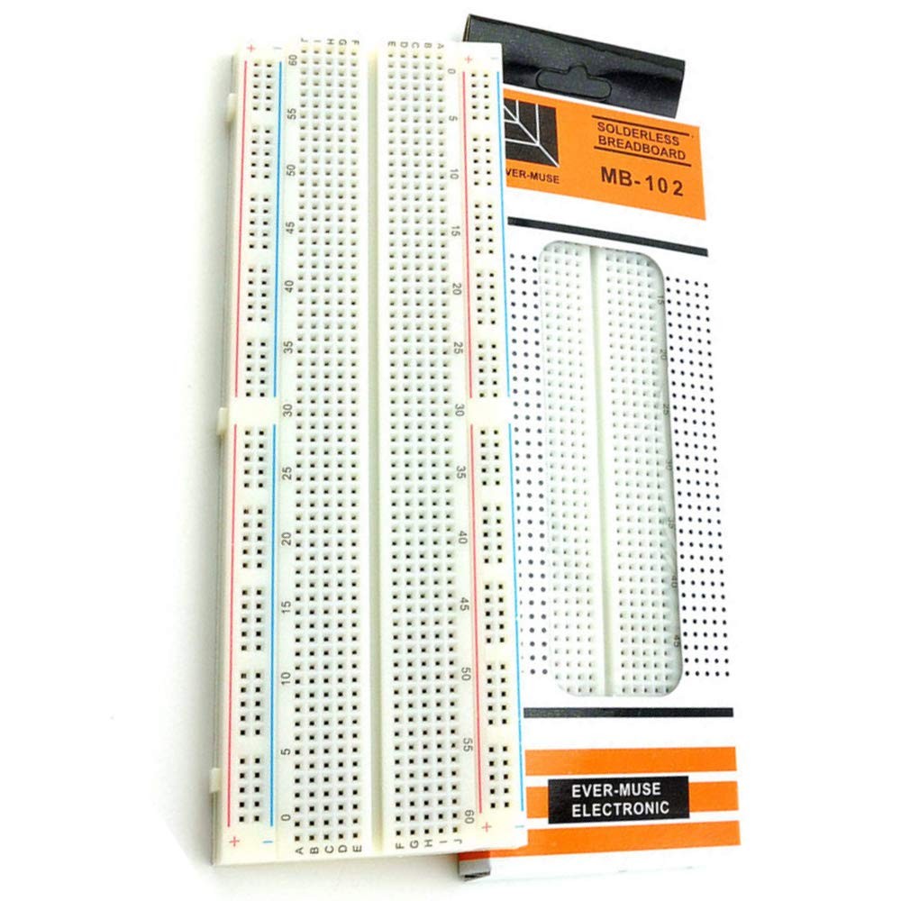 Jual MB-102 Solderless Breadboard 830 Tie Point PCB untuk Prototyping | Shopee Indonesia