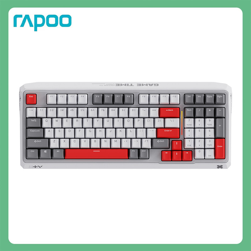 Jual New Rapoo V750PRO Wired Mechanical Keyboard Full Key Rollover RGB ...