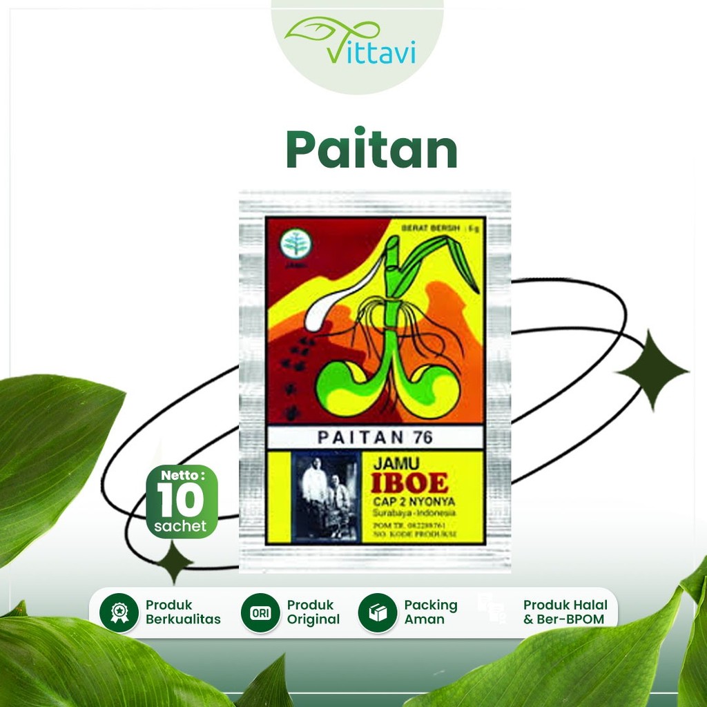 Jual Vittavi Jamu Paitan 76 cap iboe Jamu Diabetes | Shopee Indonesia