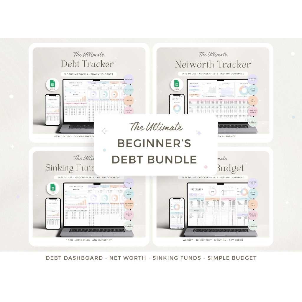 Jual Bundle Debt Payoff Tracker Google Debt Snowball Tracker Debt ...