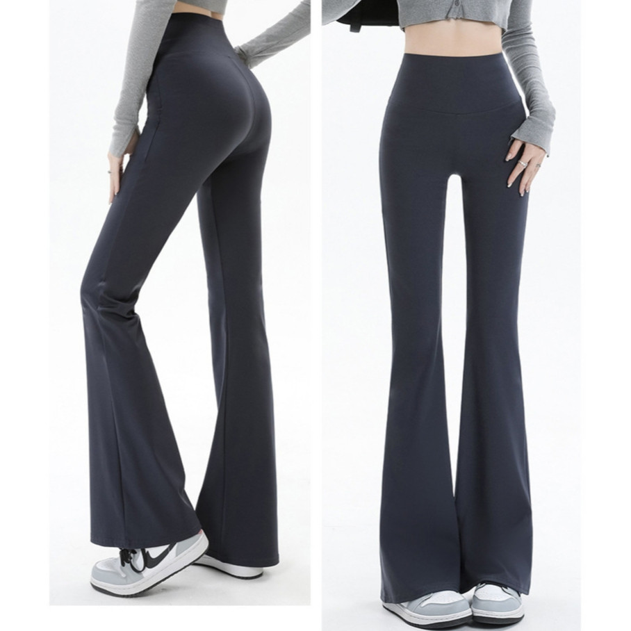 Jual Celana Cutbray olahraga 9120 Legging Olahraga Wanita polos Flare Sport High Waist Yoga ...