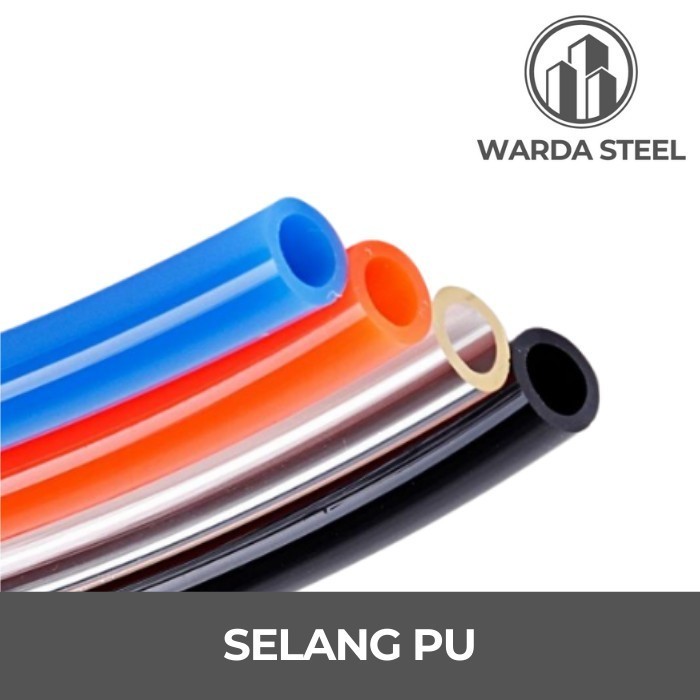 Jual Selang Angin Pneumatic PU 8 mm x 5 mm Per Meter - Hose PU ...