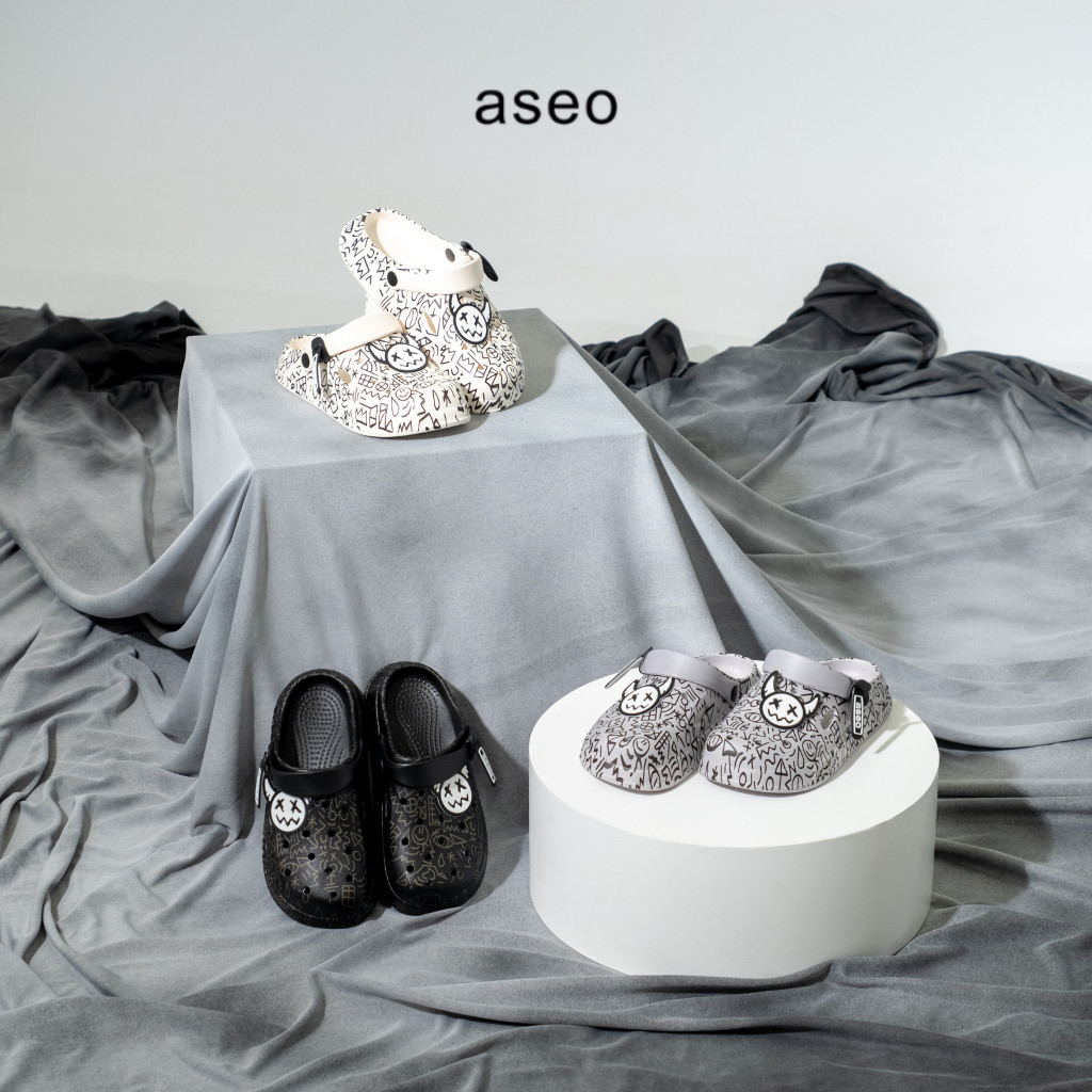 Jual Aseo Sandal Pria Wanita Dewasa Kodok Baim Clog Lucu Import Korean ...