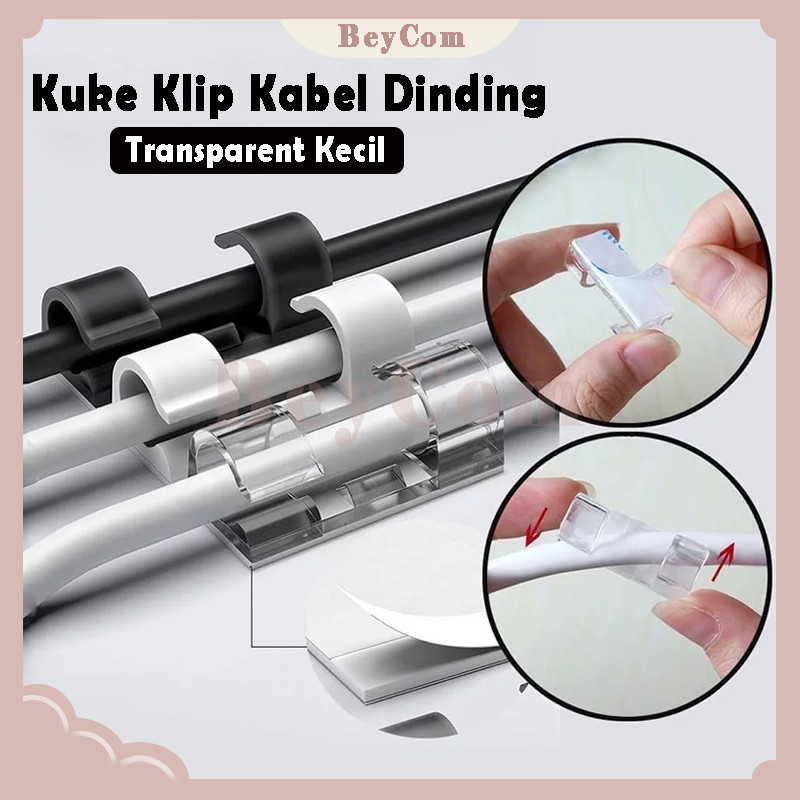 Jual Klip Kabel / Clip Kabel Organizer 1 Pack Isi 20 Pcs / Jepit Kabel ...
