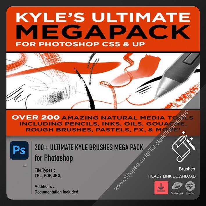 Jual 200+ Ultimate KYLE Brushes Mega Pack | Shopee Indonesia