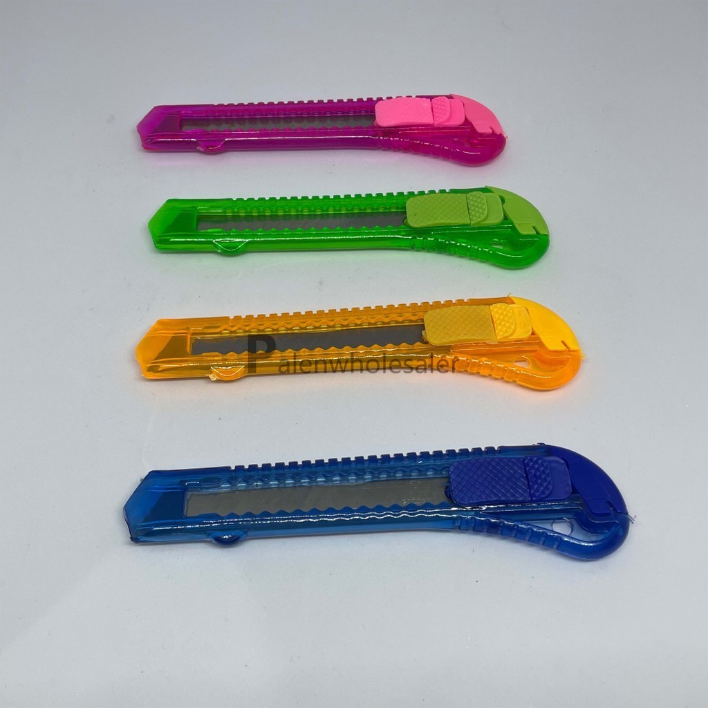 Jual [Palenwhlslr] Pisau Cutter / Pemotong Renteng Bening Besar ...