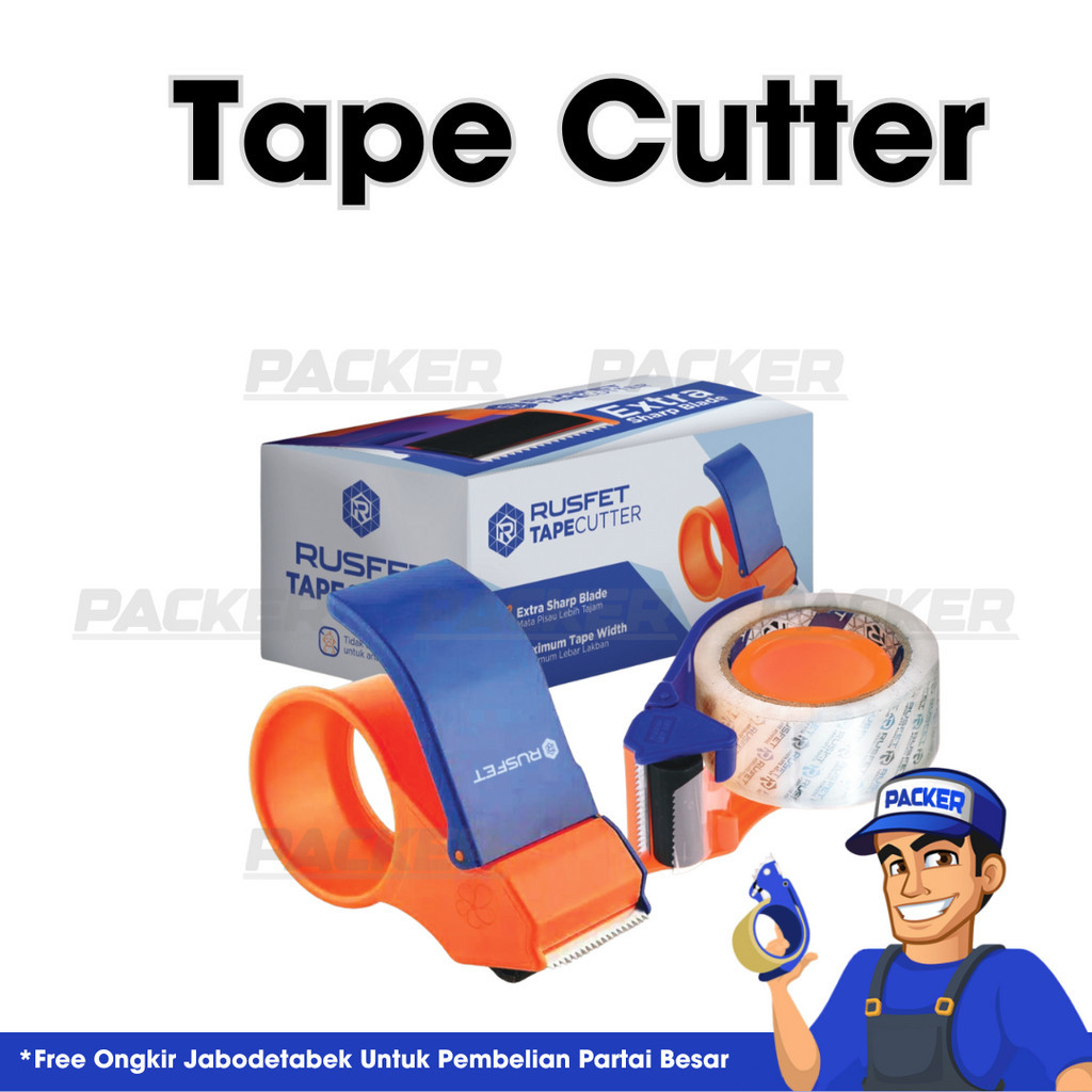Jual Tape Dispenser Alat Pemotong Lakban Besar Tape Cutter 2 Inch Tanpa ...