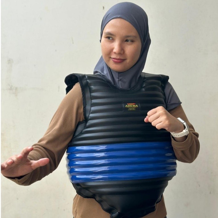 Jual BODY PROTECTOR SILAT ARENA MVP terbaru velcro sudut Biru ...