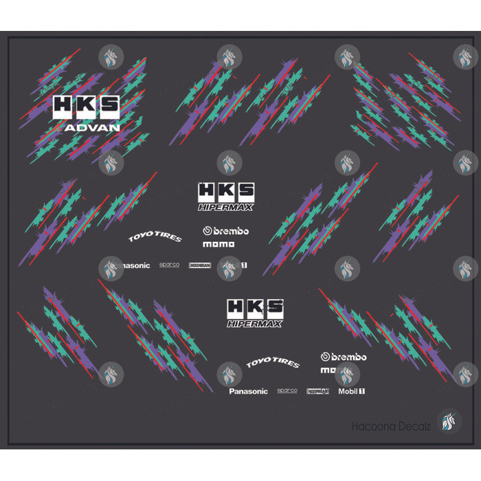 Jual HKS Livery Water Slide Decal | Shopee Indonesia