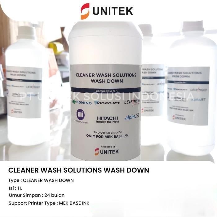 Jual Cleaner Wash Down Solution untuk Mesin CIJ dan TIJ 1 Liter ...