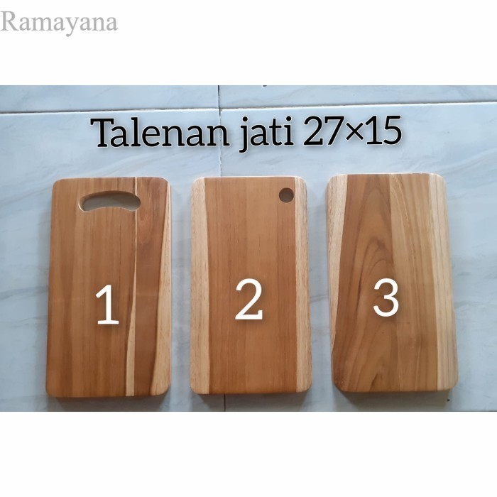 Jual Talenan Jati / Telenan Jati Kecil 27 X 15 cm - 3. Polos Jati Murah ...