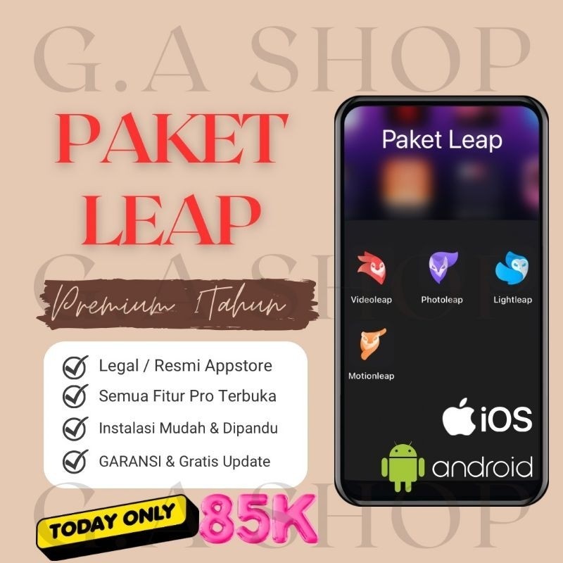 Jual Paket Leap iOs & Android Premium PRO ( PhotoLeap / Photo Leap ...