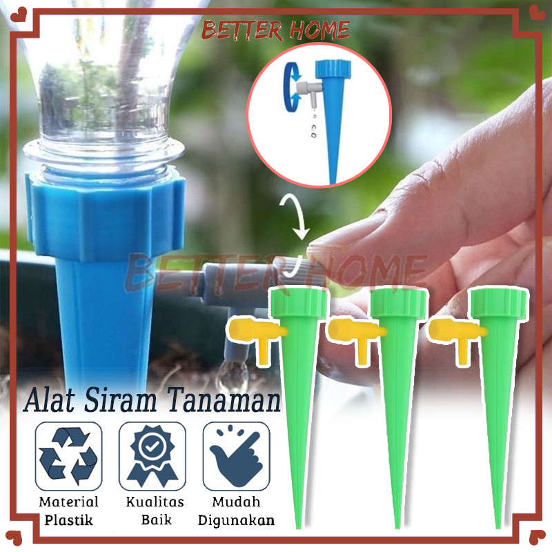 Jual 10Pcs Alat Siram Tanaman Otomatis Tetes Botol Bekas Tancap /Drip ...
