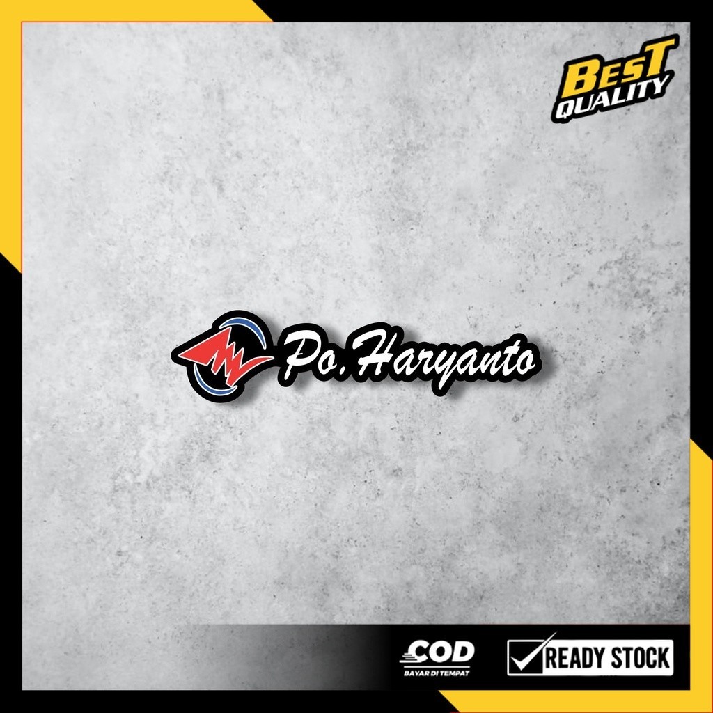 Jual Stiker Bus LOGO PO HARYANTO - Stiker Sticker Setiker Bismania bus ...