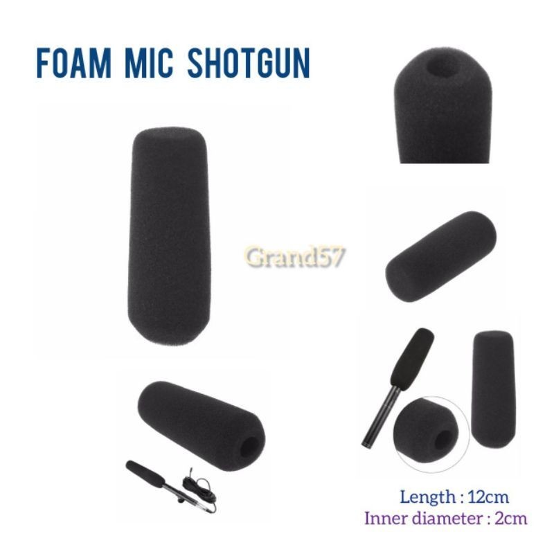 Jual Foam Busa Mic 12cm Cover Camera F Shotgun Condenser interview ...