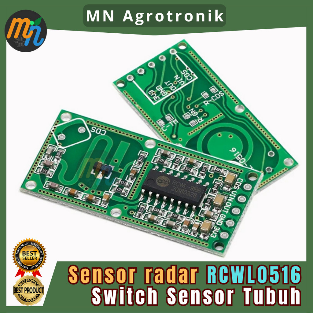 Jual RCWL0516 MICROWAVE RADAR SENSOR SWITCH SENSOR TUBUH RCWL 0516 ...