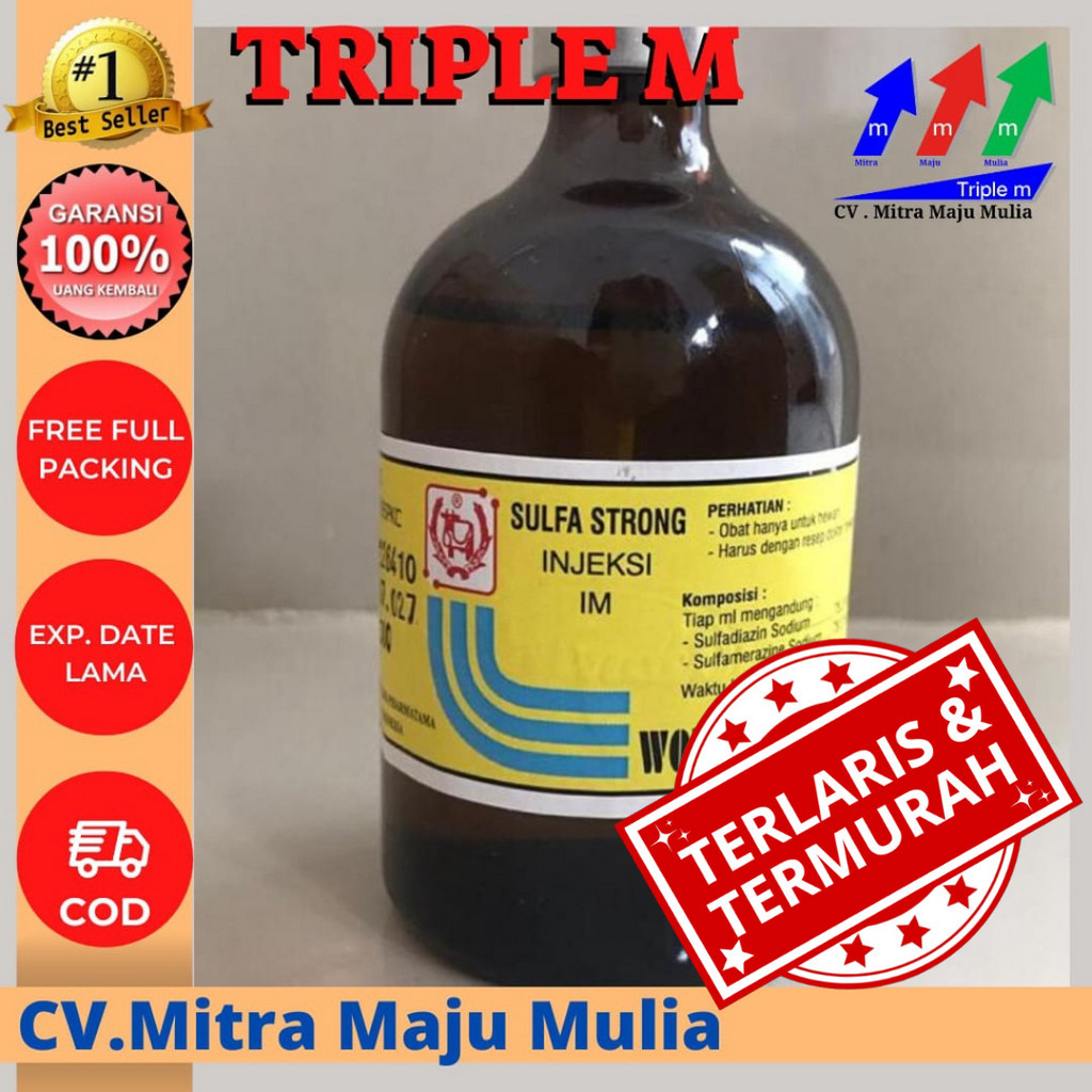 Jual SULFA STRONG100 ml WONDER MMM - Sulfastrong Obat Diare Hewan ...